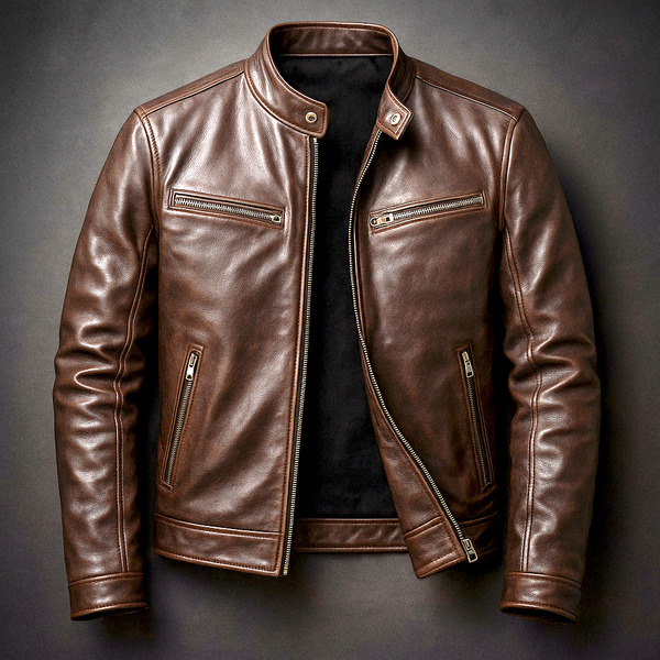 HAWTHORNE VINTAGE LEATHER JACKET – Sansa London