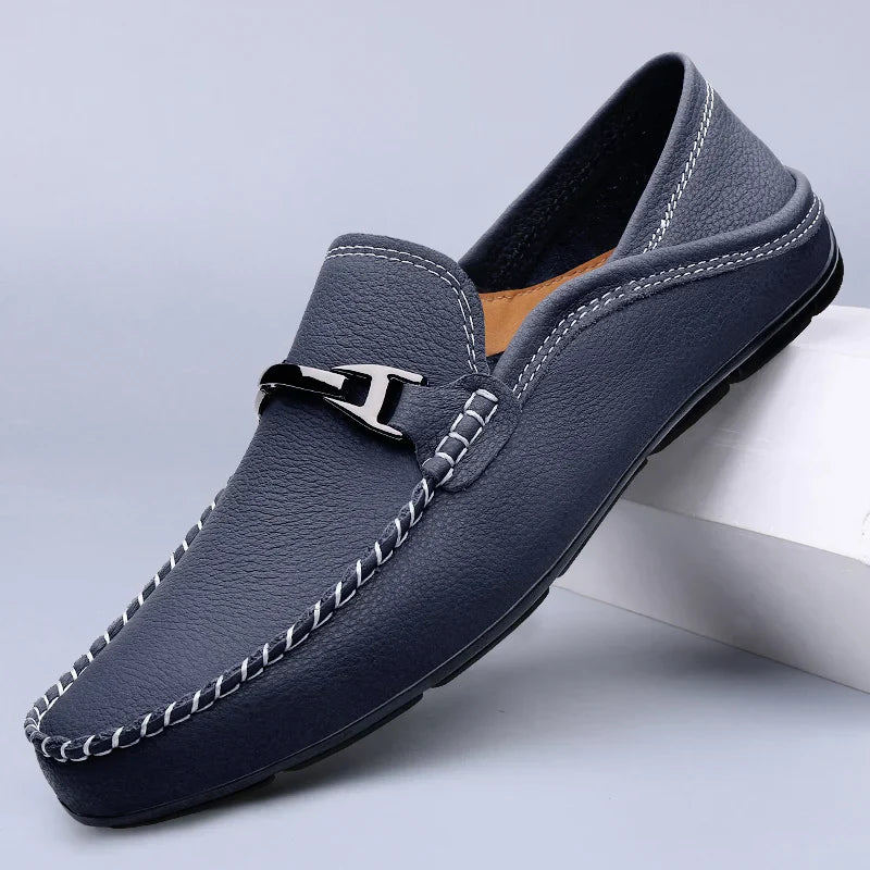 Savoni Leather Loafers – Sansa London